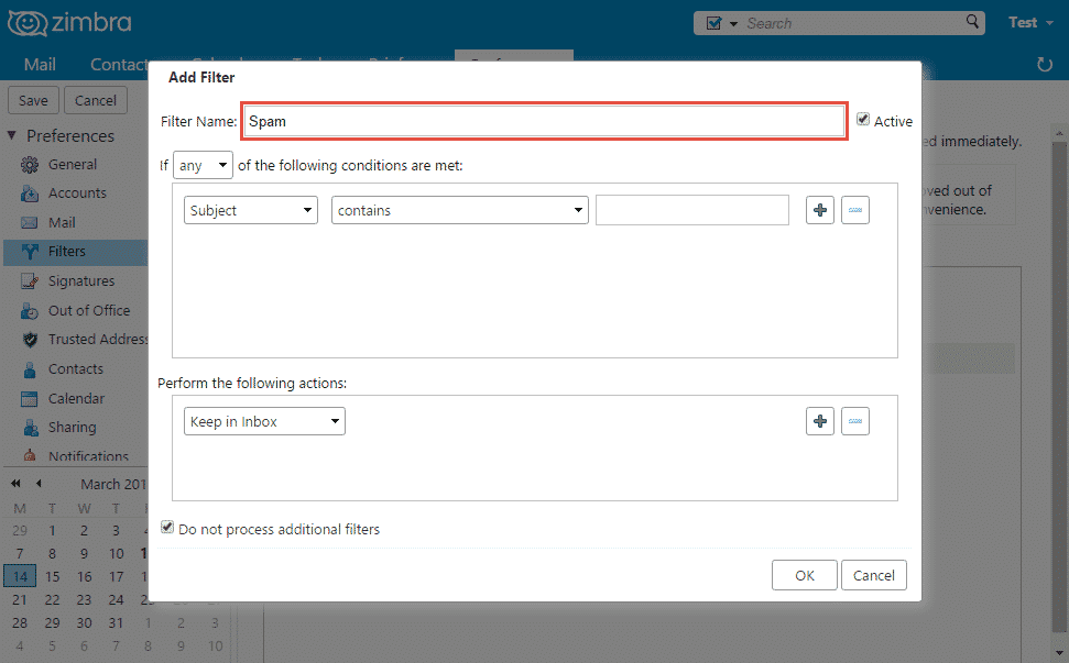 Zimbra-filters-02 - THAI DATA HOSTING