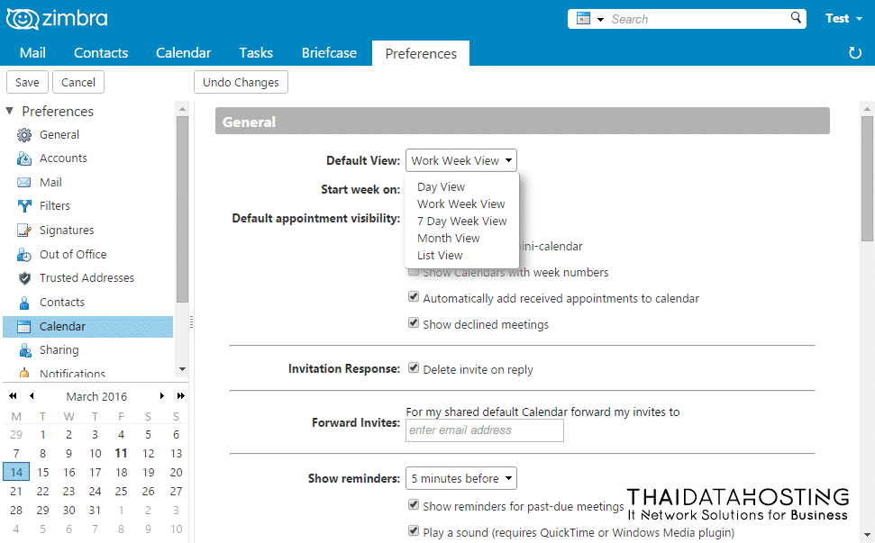 Zimbra-settingcalendar-02 - THAI DATA HOSTING