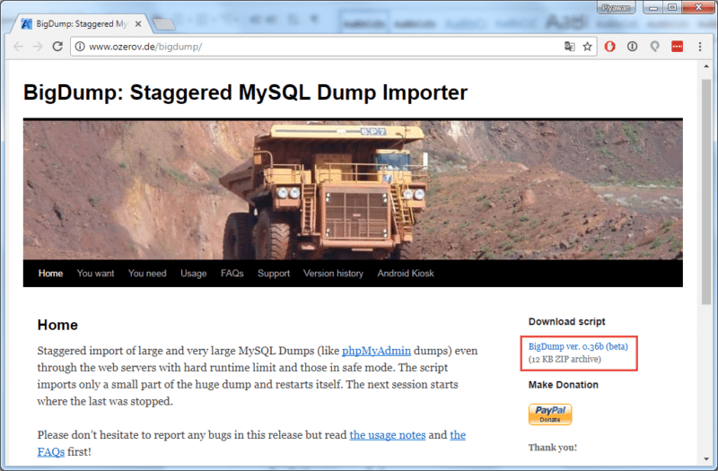 Bigdump-01 - THAI DATA HOSTING
